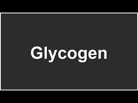 How to pronounce Glycogen