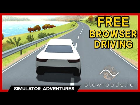 BEAUTIFUL Driving Simulator IN A BROWSER?!? - Slow Roads (Free Driving Game)
