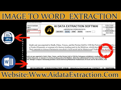 Image To Word Converter Software For PC | Image To .DOC Conversion Software For PC
