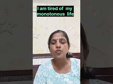 monotonous meaning in Hindi #ytshorts #shortsfeed
