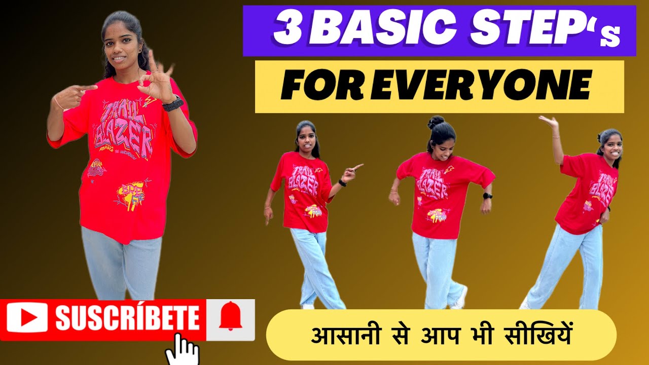 #Ep-01 3 basic Dance steps for everyone/ beginners- Easy Dance steps #dancestepstutorial #dancemoves