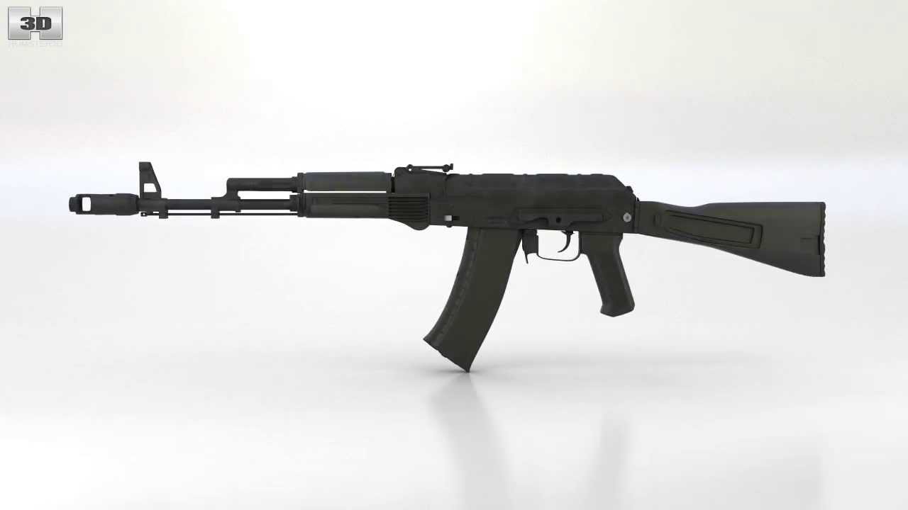 AK-74M 3D model by 3DModels.org