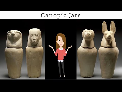Ancient Egyptian Canopic Jars