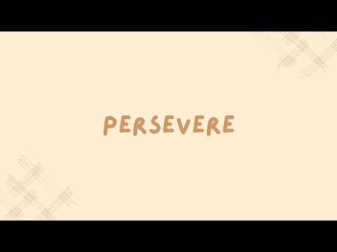 Persevere meaning + example