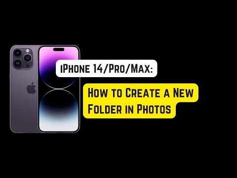 How to Create a New Folder in Photos on iPhone 14 Pro/Max