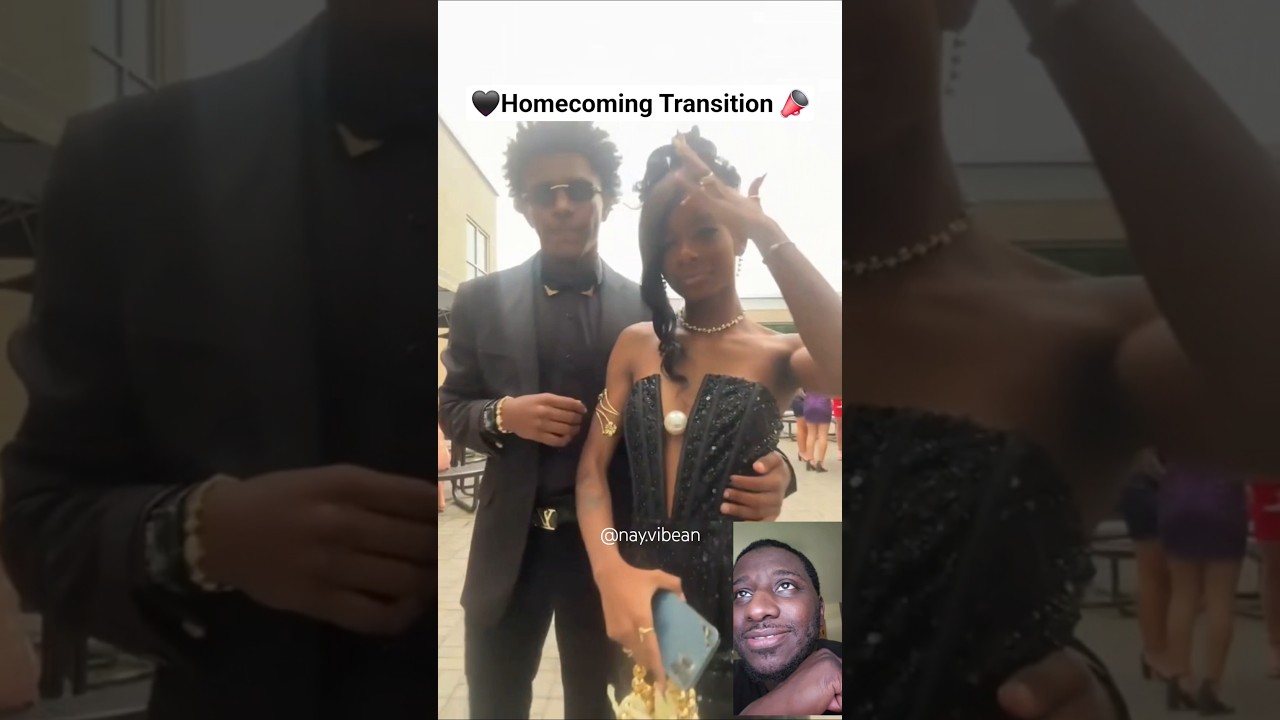 🖤 HOMECOMING TRANSITION 📣 #highschool #cheer #homecoming #dance