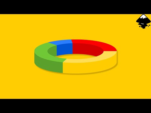 Create a 3D Donut Chart in Inkscape