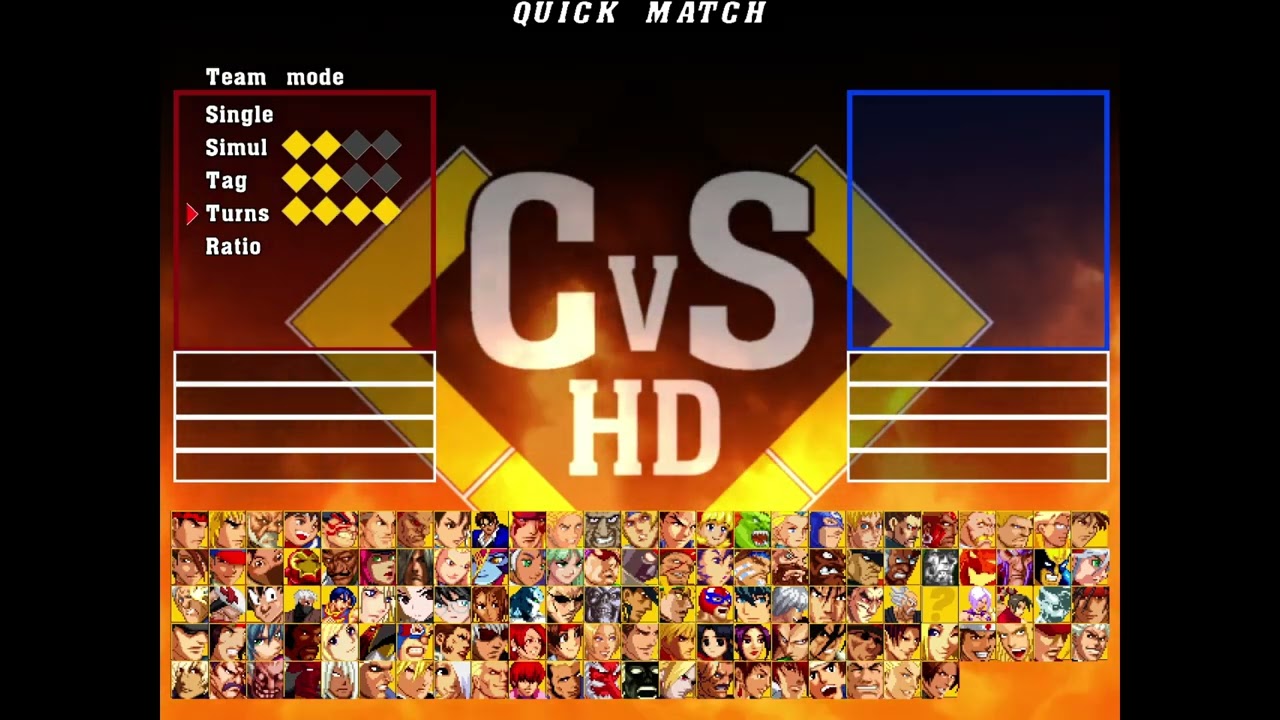 [IKEMEN] CVS HD New look Menu and Select (Shorts)