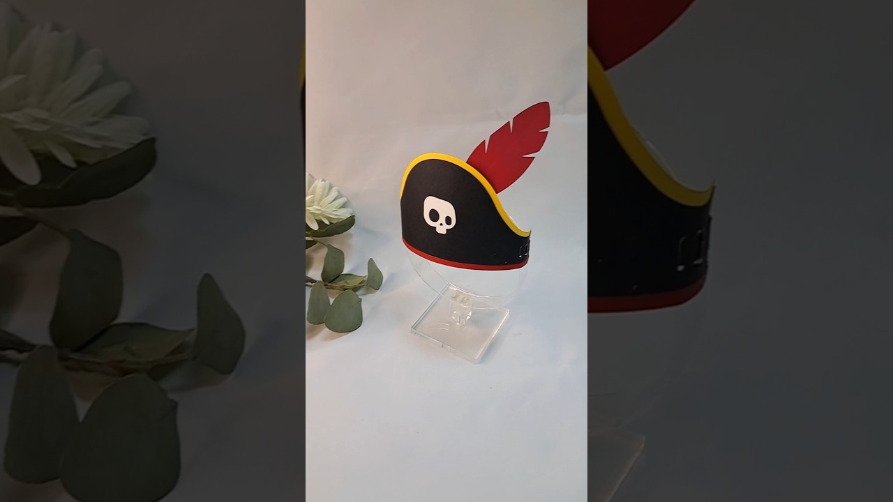 let's make a paper pirate hat #origami #diy #pirates #hat #papercrafttutorial #kidspapercraft