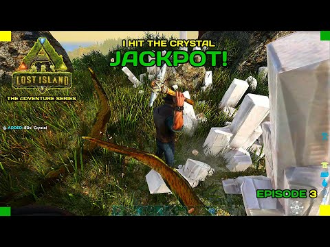 Ark: Lost Island I Crystal Spawn Location EP.3 | Ark Lost Island Adventure Series