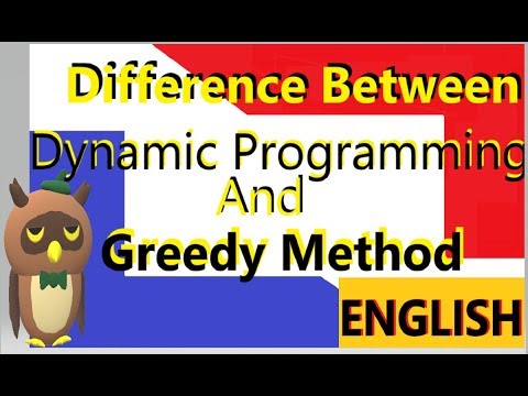 Difference between dynamic programming and Greedy Method|| English ||By Studies Studio