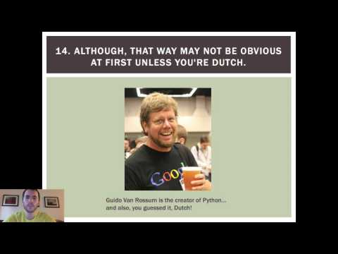 PEP 20 Presentation - Zen of Python