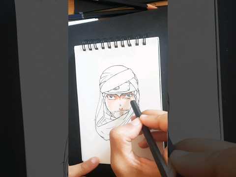 drawing naruto as muslim warrior | naruto shippuden