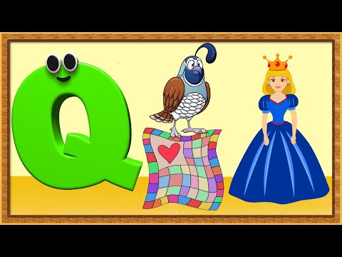 Words From Letter Q | Kids Learning Videos | Words Start With Letter Q | Kids Vocabulary Words