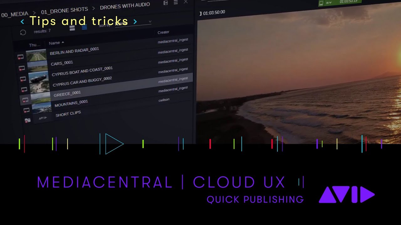MediaCentral | Cloud UX — Quick Publishing