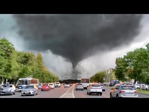 Dramatic Footage of the Tornado Hit NY, Rome | Tornado 2024