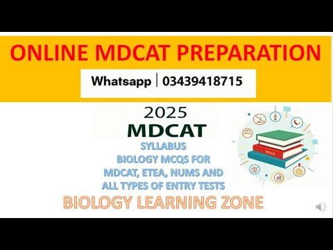 MDCAT SYLLABUS 2025 | MDCAT UPDATES 2025 | MDCAT CURRICULUM | MDCAT TEST PREPARATION |