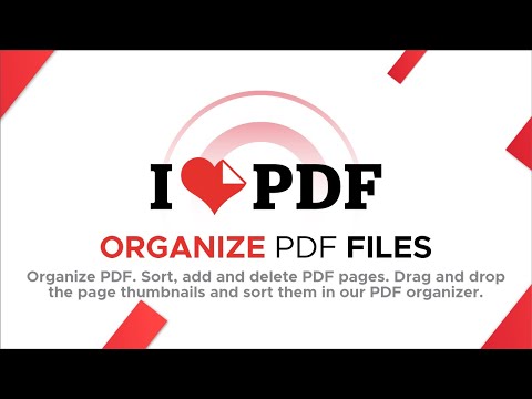 How to Organize PDF files Online | ILOVEPDF | Online Free