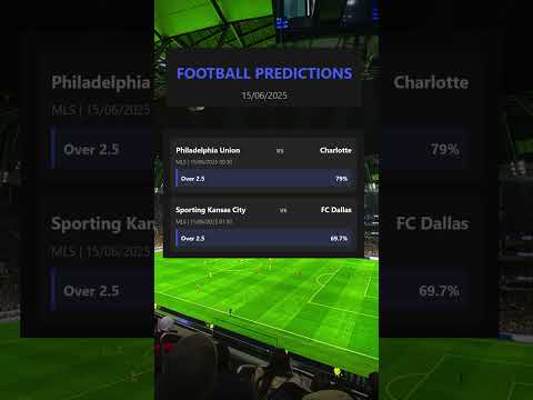 MLS predictions for today, 15/06 Soccer predictions for today #mls #soccerpicks #messi #tips #shorts