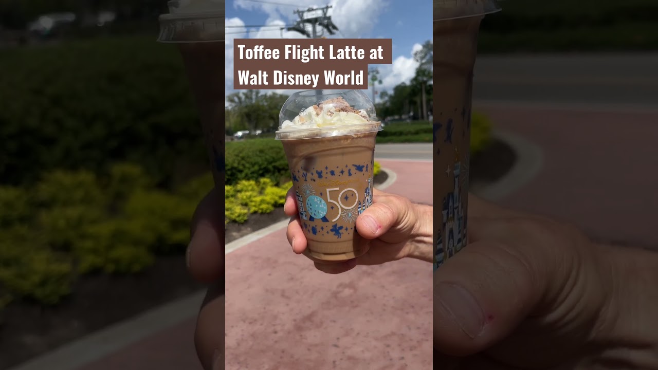 MyDisneyFix | Disney Skyliner Themed TOFFEE FLIGHT LATTE For Sale At ...