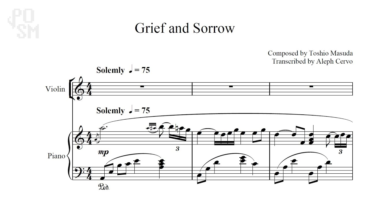 Grief and Sorrow Sheet Music