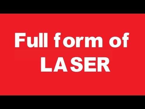 Full form of LASER