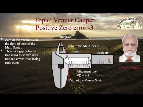 Vernier Caliper Positive Zero error-3