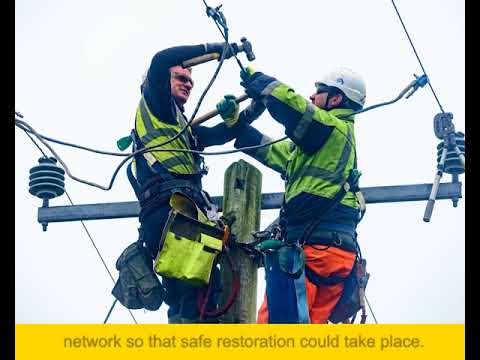 ESB Networks Storm Ophelia Restoration Thank You