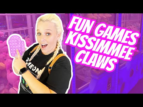 Unique Claw Machines and Prizes at Fun Games Arcade