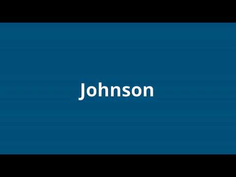 what is the meaning of Johnson
