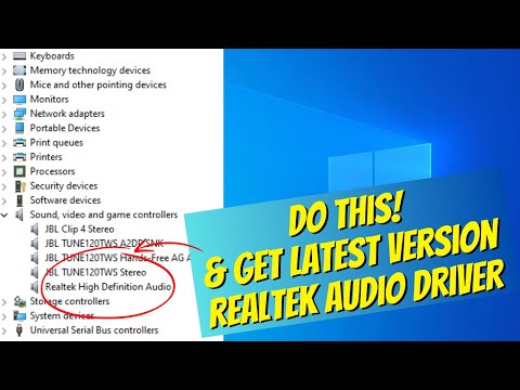 Realtek High Definition Audio Driver - Update & Get better Audio Experience! 💯
