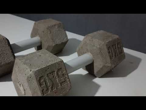 🧑‍🔧 CONCRETE DIY Dumbbell MOLD 6KG/11LB・ STL File for 3D printing・Cults