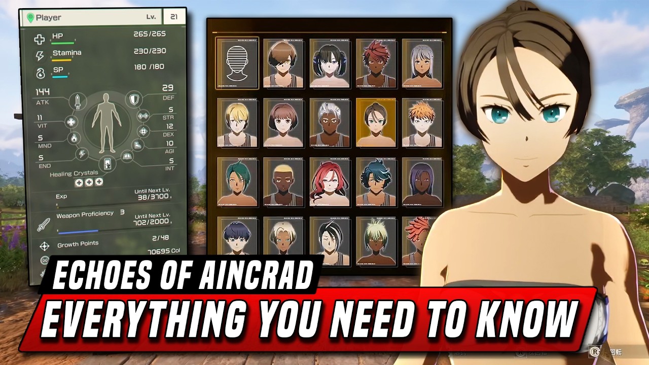Echoes of Aincrad DEEP DIVE - Be The Main Character in Sword Art Online