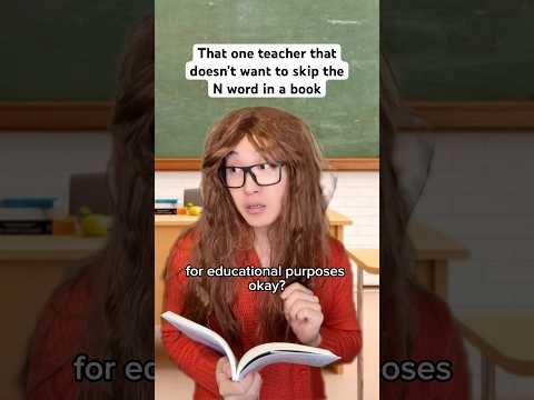 How Teachers Be When They See The “N” Word During Reading #funny #shorts
