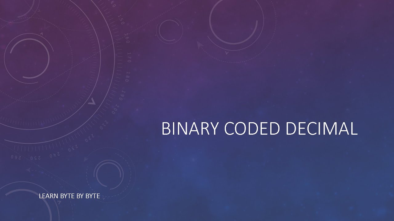 Understand Binary Coded Decimal (BCD) in a simple way.