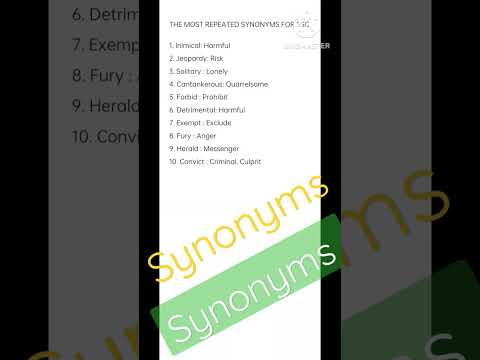 synonyms