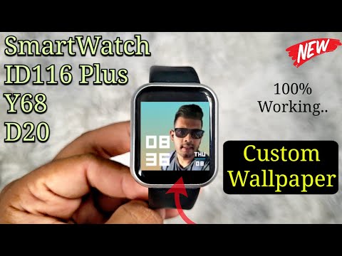 How To Add Any Picture as Wallpaper on a Smartwatch? | Smart Bracelet Custom Wallpaper