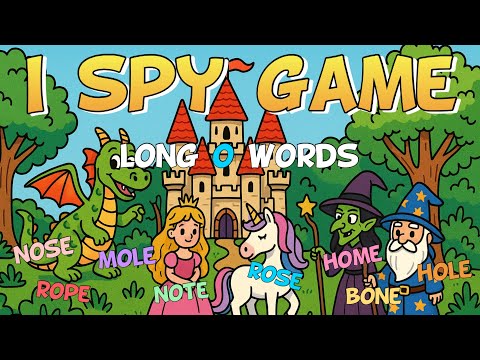 🕵️♀️ I Spy Game - Long O Words! 🔍 Hidden Letter Phonics Game for Kids