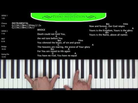 What a Beautiful Name - How to Play on the Piano | D