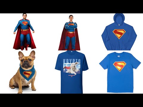 New Superman (2025 Movie) Official Merch, Tees, Hoodies, Collectibles available at DC Shop