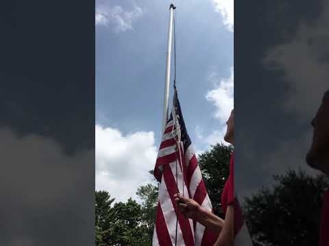 How To Display A Flag At Half Staff
