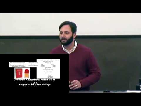 Contract Law Review 07 Statute of Frauds