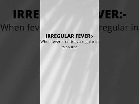 #irregular #fever #medical #term #shorts #temperature