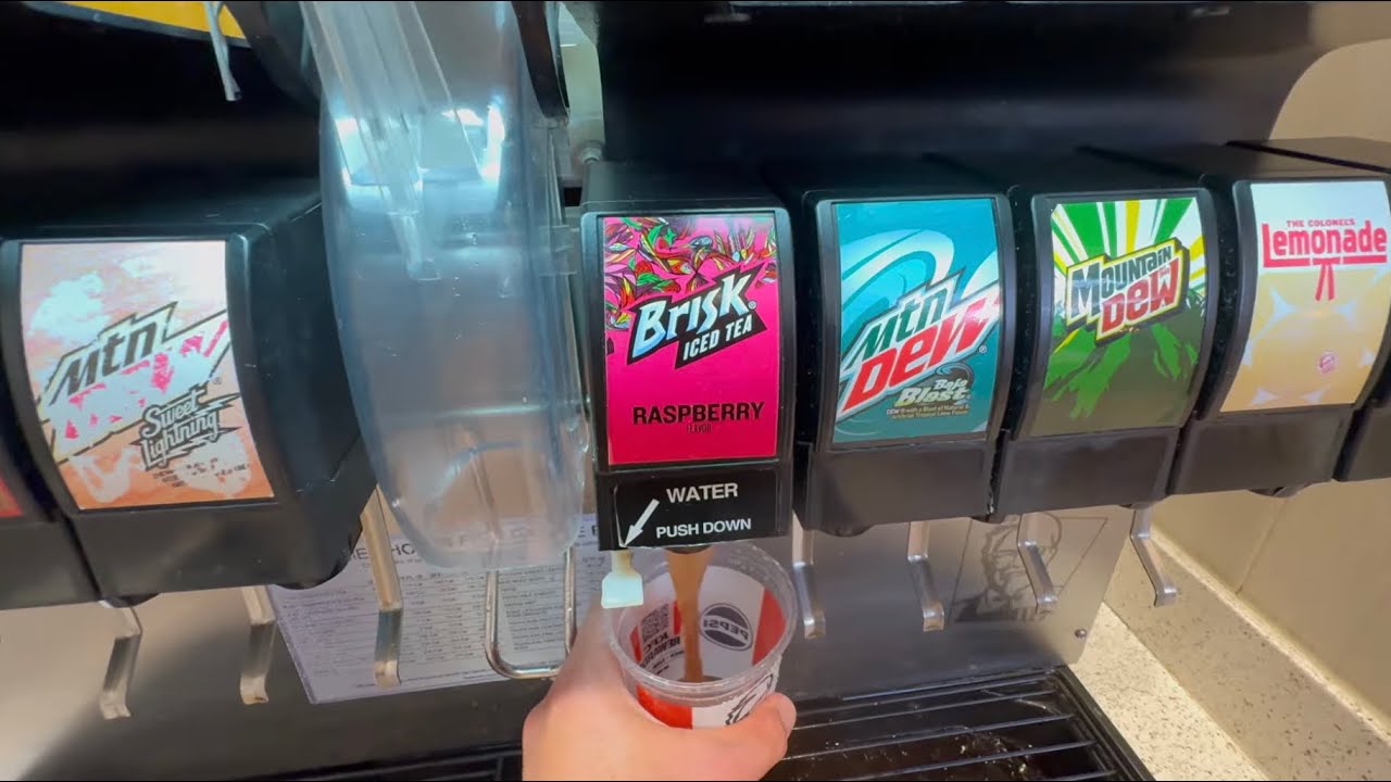 Super Soda Drink Refills POV ASMR Getting Drinks Coke Pepsi Dr Pepper Mountain Dew Sprite Starry