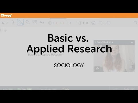 Basic vs Applied Research | Sociology | Chegg Tutors