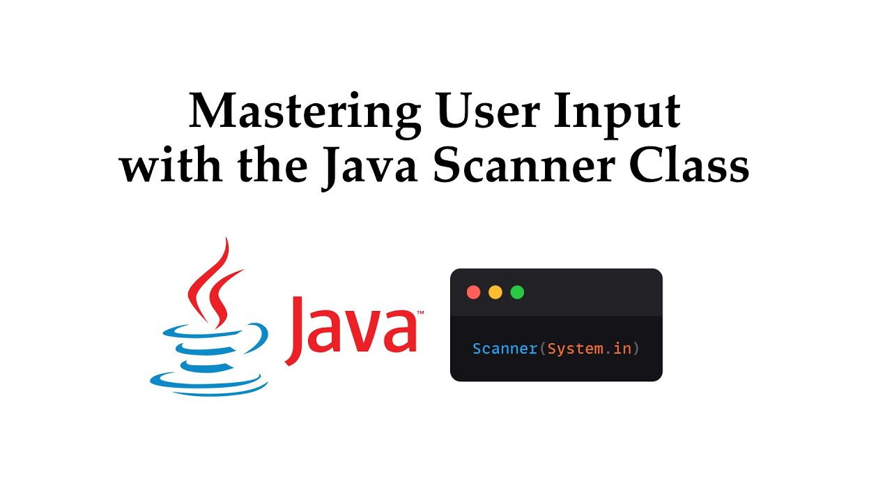 Mastering User Input with the Java Scanner Class
