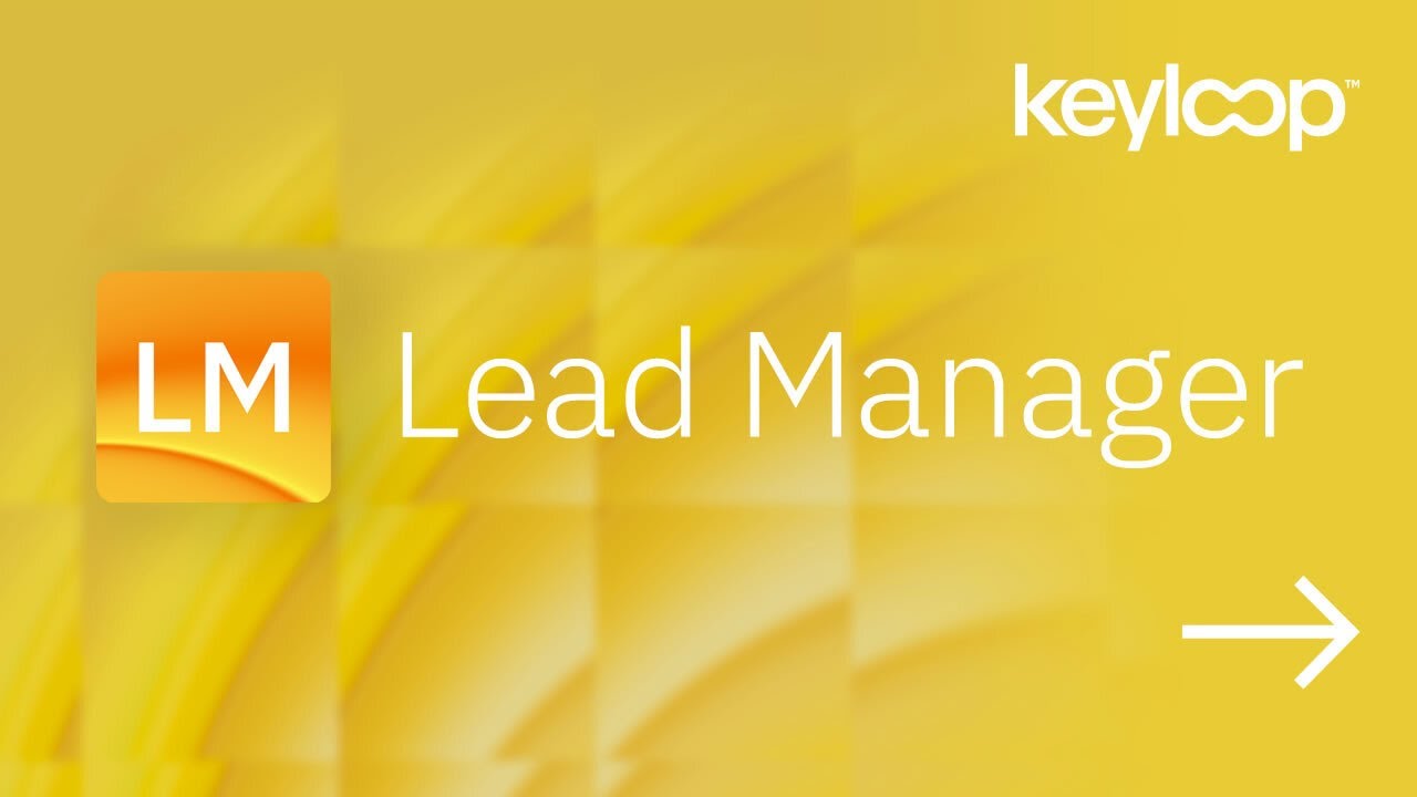 Keyloop Lead Manager overview.