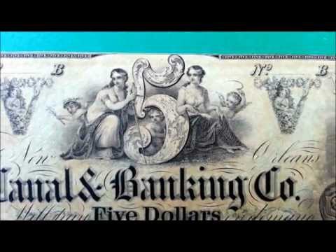 $5 1860+ Note - Canal Banking & Co - New Orleans - US CURRENCY COLLECTION