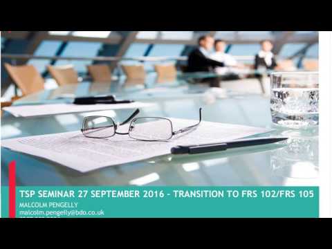 Transition to FRS102/FRS105