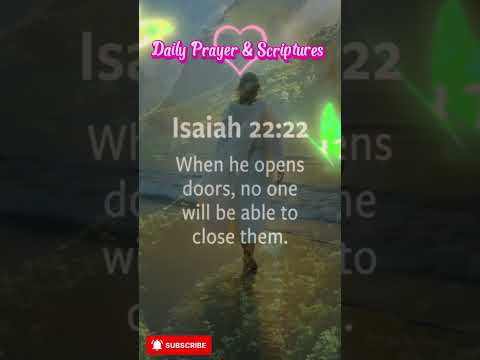 Bible Verse Of The Day: Isaiah 22:22 #bibleversefortoday #bibleverseoftheday #verseoftheday